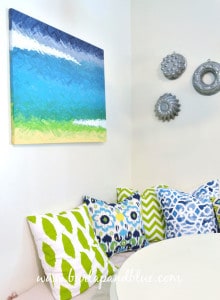 easy DIY painted canvas
