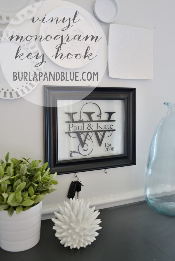 Make a Frame with Monogram Decals