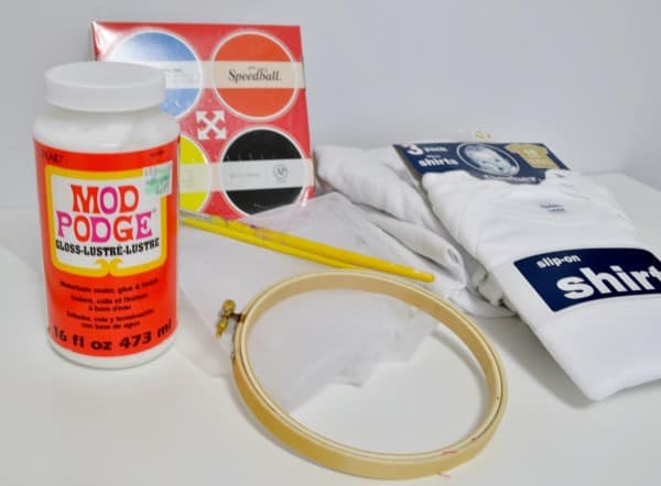 How to Screenprint with Mod Podge
