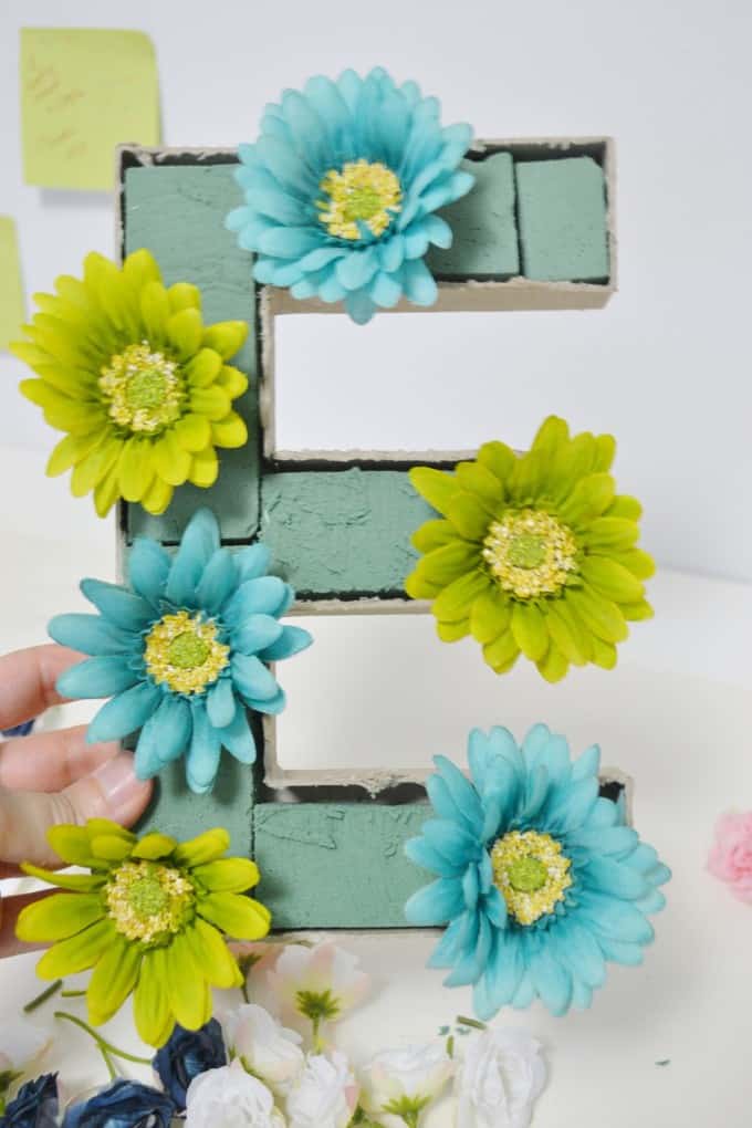DIY Floral Monogram