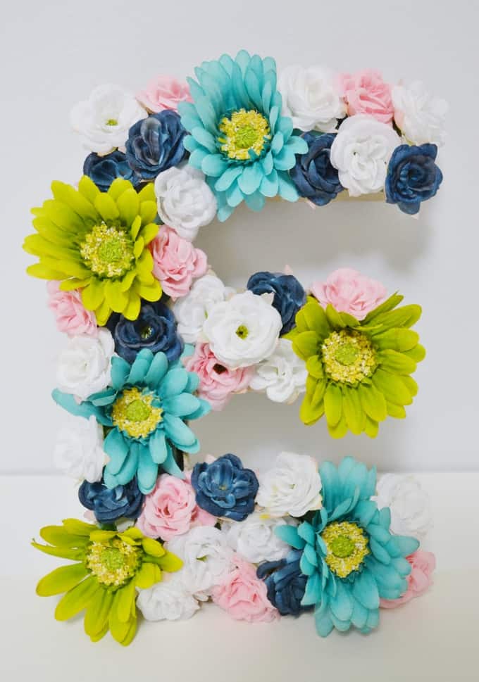 DIY Floral Monogram