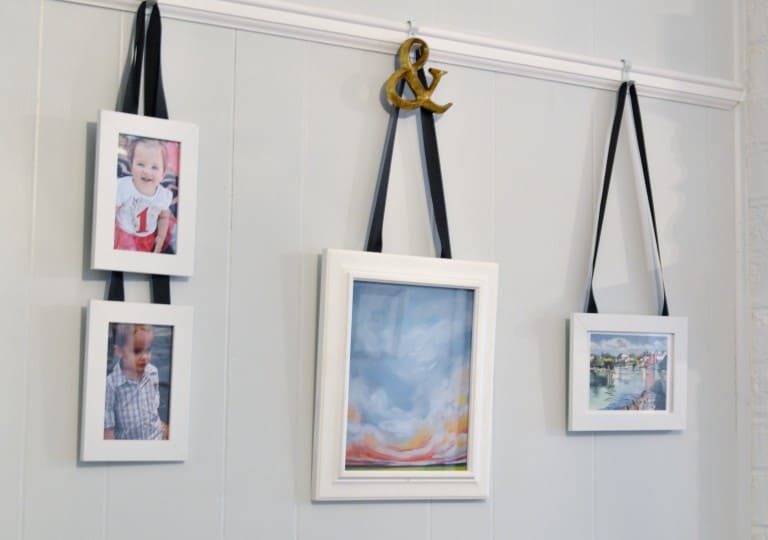 DIY Picture Rail Wall