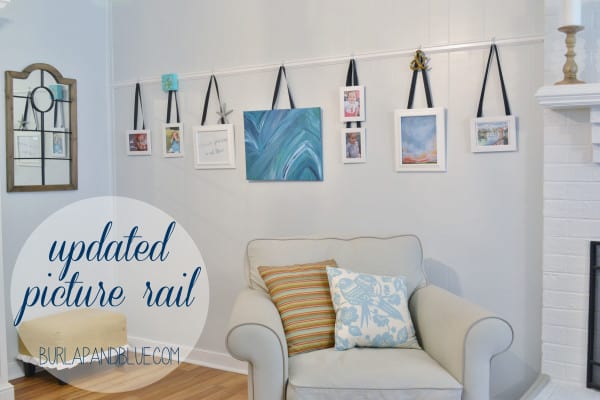 DIY Picture Rail Wall
