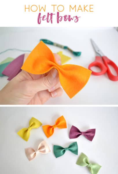 How to Make Felt Bows