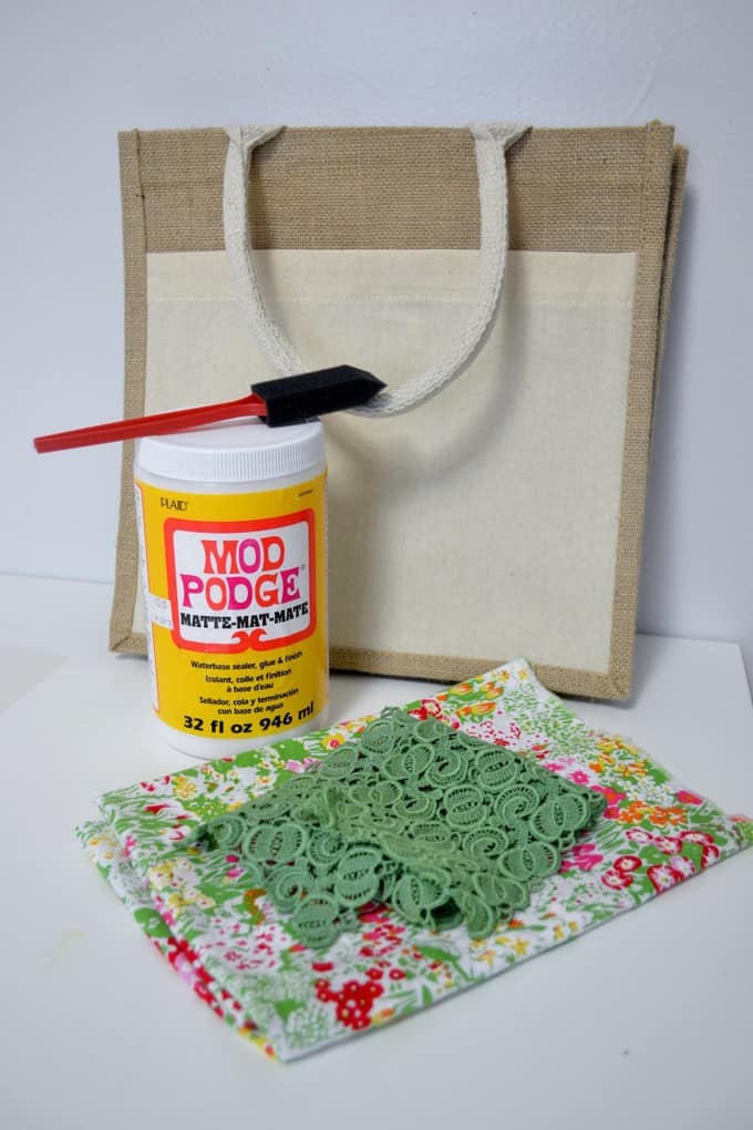 How to Mod Podge a Tote Bag
