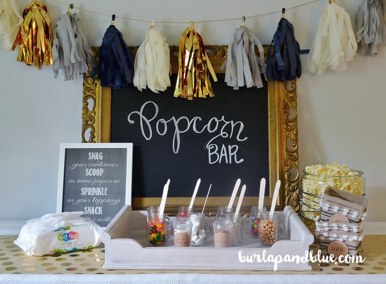DIY Popcorn Bar Ideas and Printables