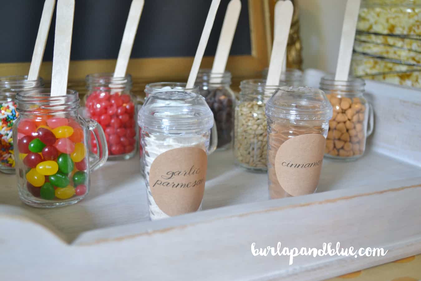 DIY Popcorn Bar Ideas and Printables