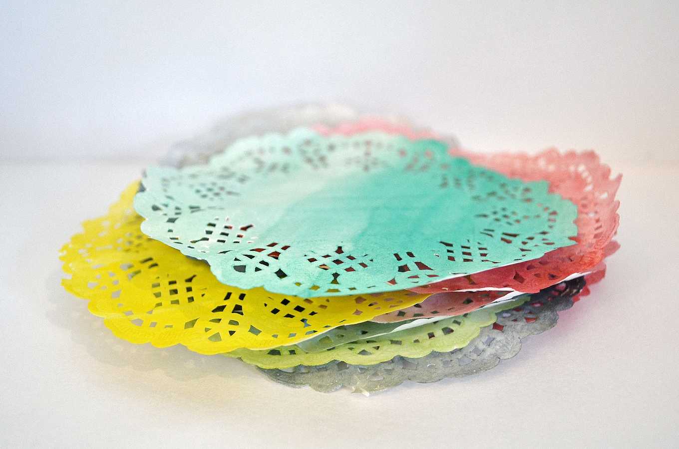 Watercolor Doily Garland