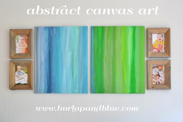 DIY Canvas Wall Art Tutorials