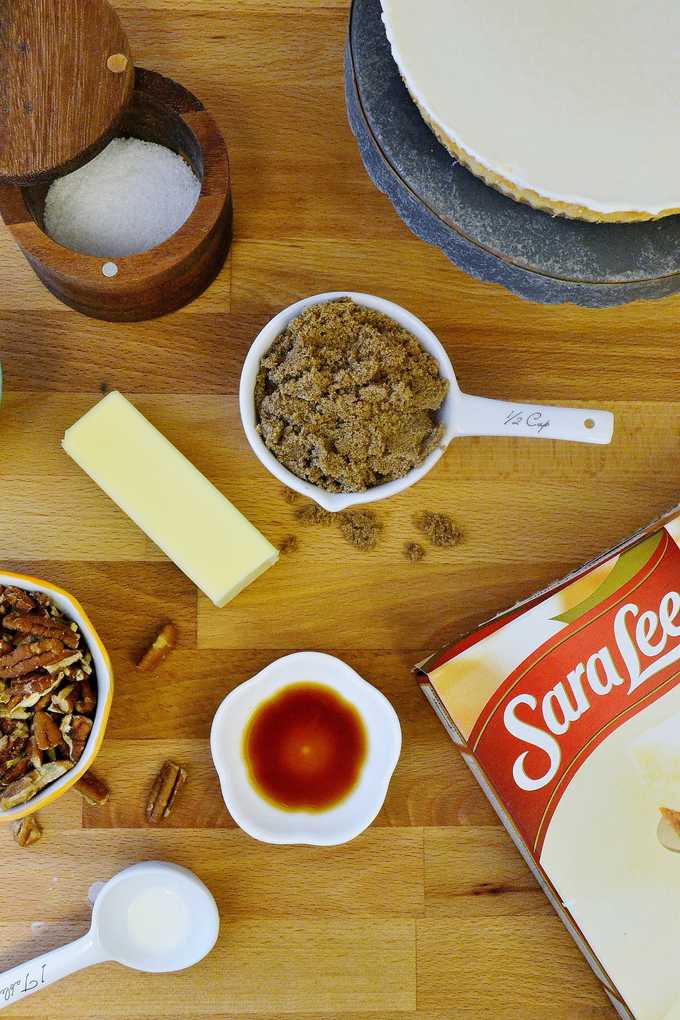 Pecan Praline Cheesecake Topping