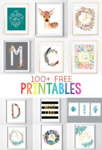 Posters Printable {The Best Free Printables to Hang on your Walls}