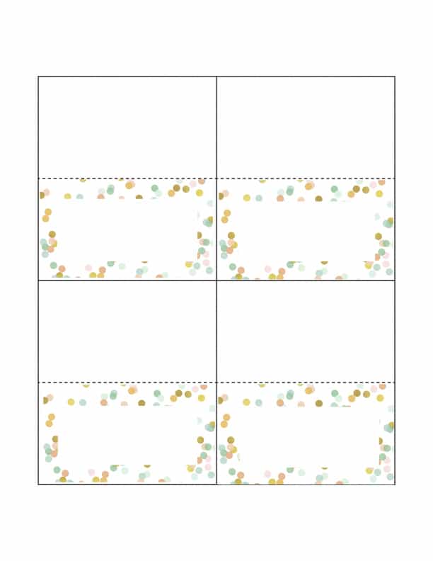 Confetti Party Free Printables