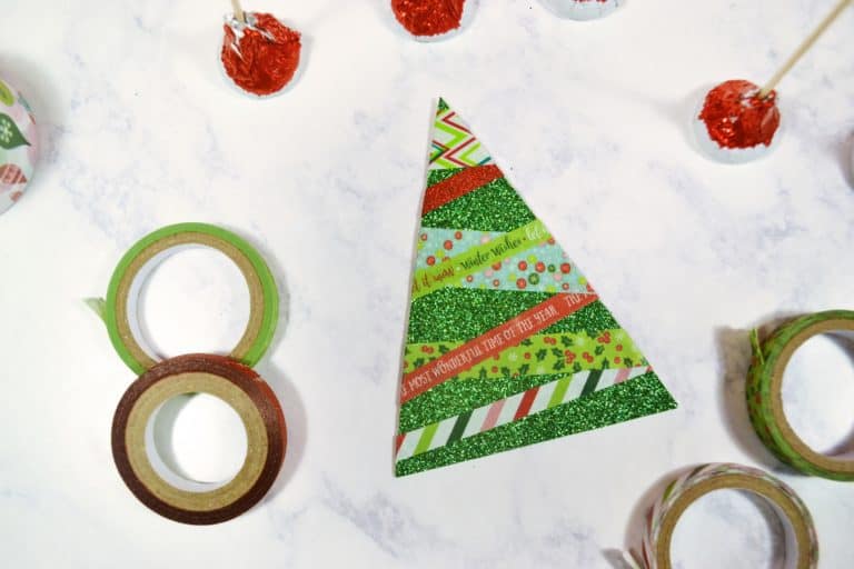 Make Paper Christmas Trees {With Washi Tape}