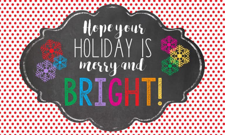 teacher Christmas gift idea with free printable tags