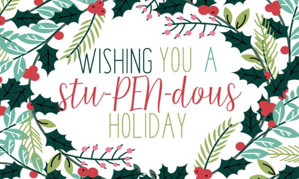 teacher Christmas gift idea with free printable tags