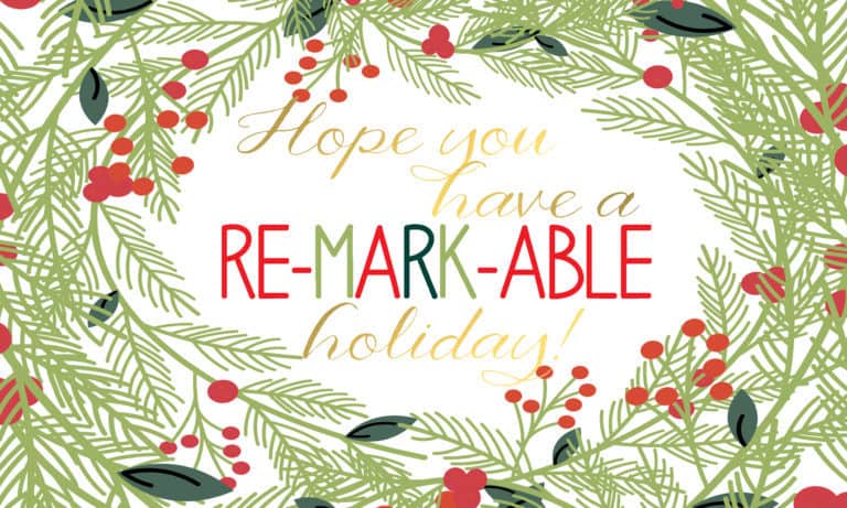 teacher Christmas gift idea with free printable tags