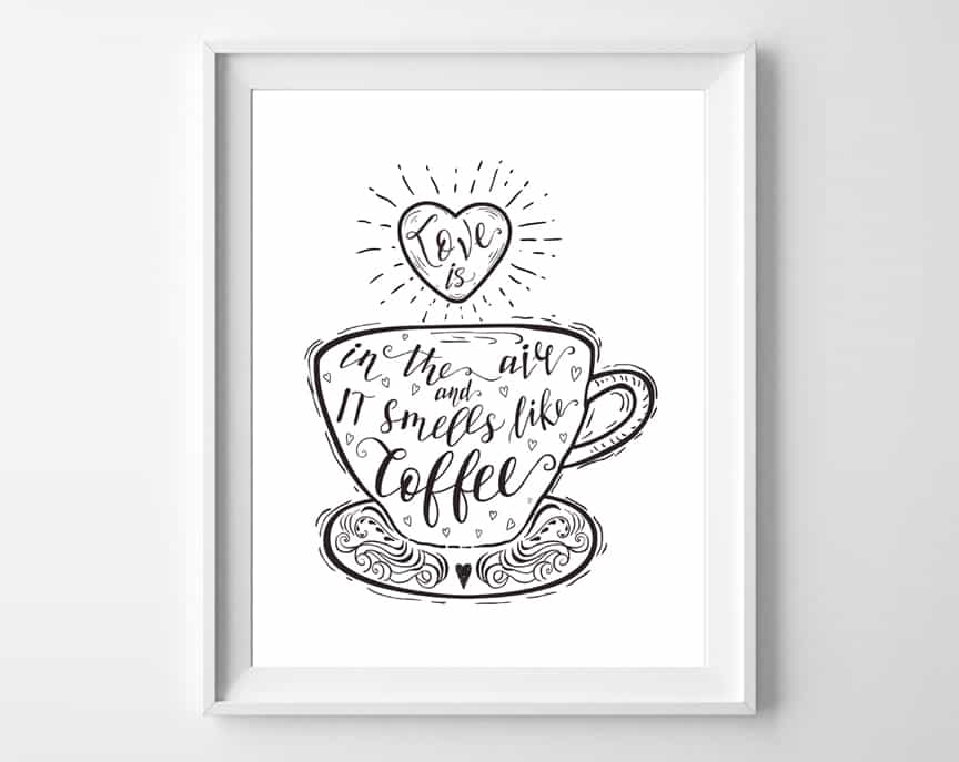 Free Coffee Printable Art