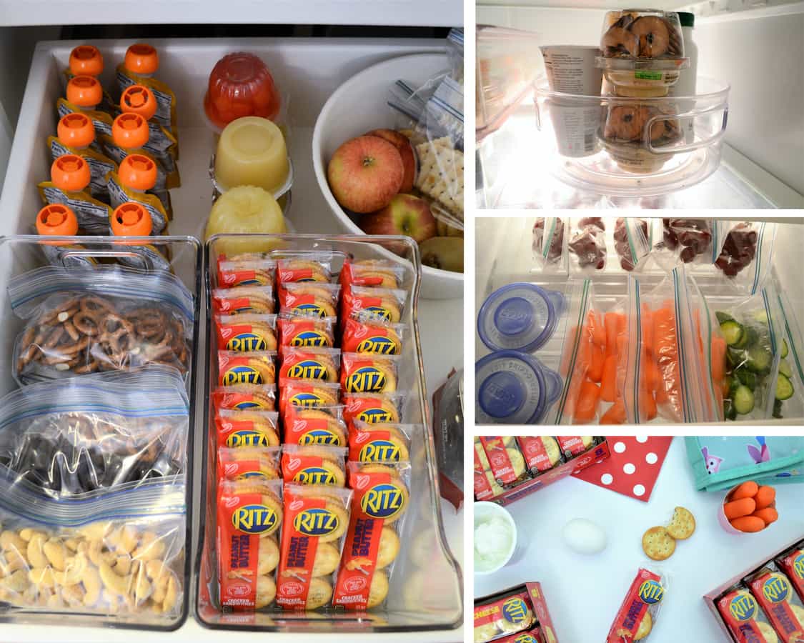 back-to-school pantry organization for easy lunch-packing