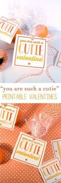 You Are Such a Cutie {Free Printable Valentine}