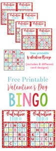 Valentine's Activities for Preschoolers {Alphabet Bingo Free Printable}