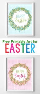Easter Free Printable Art {Easy Spring Decor Idea}