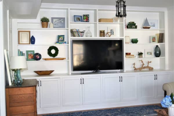 family room update {before and after}