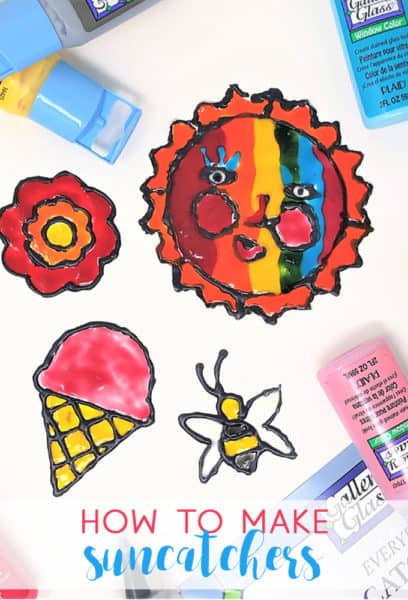 How to Make Suncatchers {An Easy Kids Craft Activity}