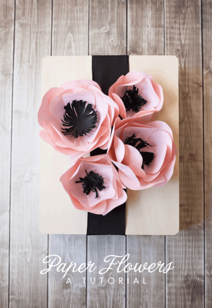 Paper Flower Templates {Free Templates to Make Easy Paper Flowers}