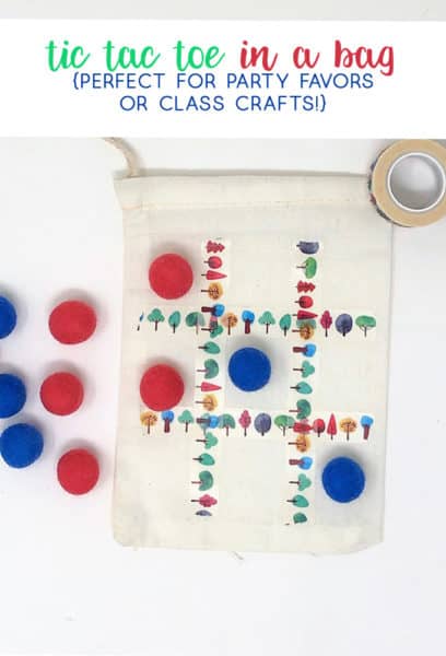 Make a Tic Tac Toe Game in a Bag