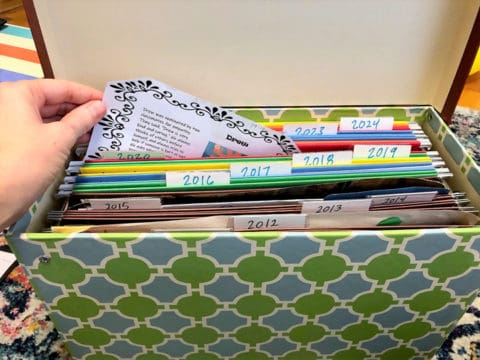 How to Organize Kids Artwork and School Papers
