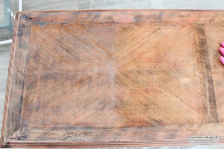 How to use Lime wax with a Lime Washed Coffee Table Makeover