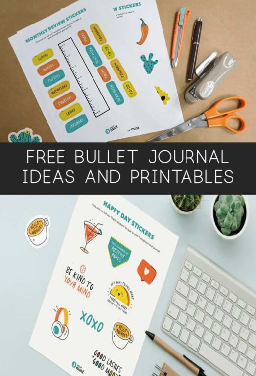 Bullet Journal Ideas and Printables