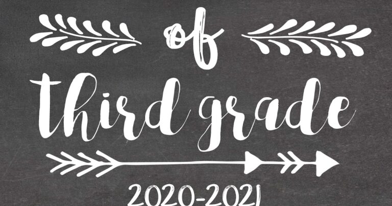 Free Printable First Day of School Signs {2020-2021}