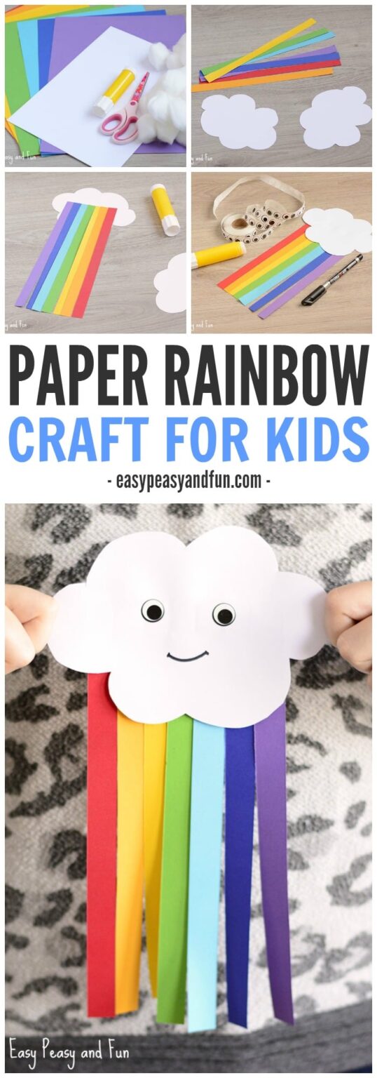 Construction Paper Crafts {Easy Craft Ideas Using Construction Paper}