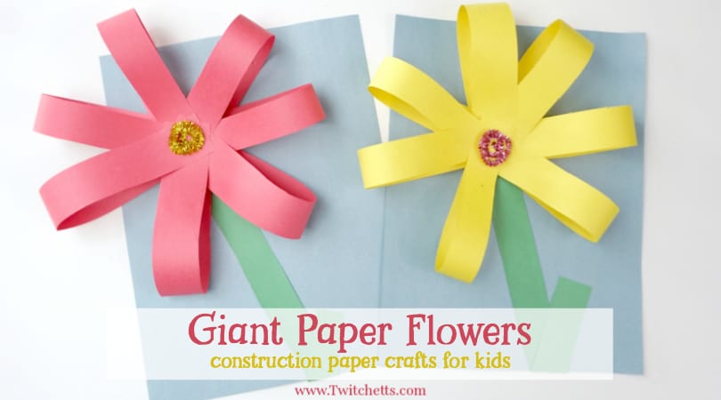 Construction Paper Crafts {Easy Craft Ideas Using Construction Paper}