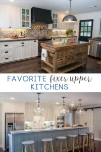fixer upper kitchens & living spaces