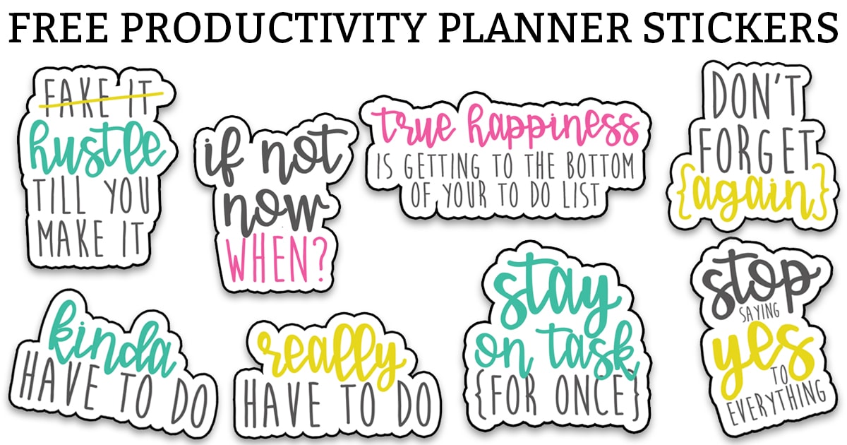Free Printable Stickers