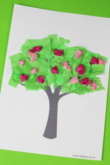 Tissue Paper Crafts {Art Activities and DIYs Using Tissue Paper}