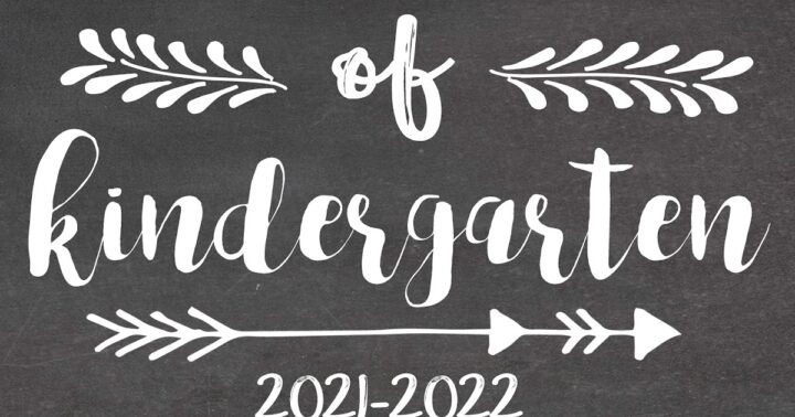 First Day of School Signs {Free, Printable Signs for 2021-2022}