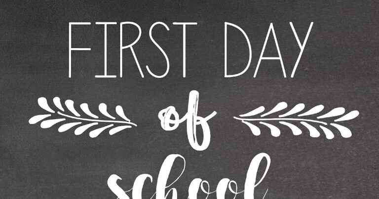 First Day of School Printable Signs 2022-2023