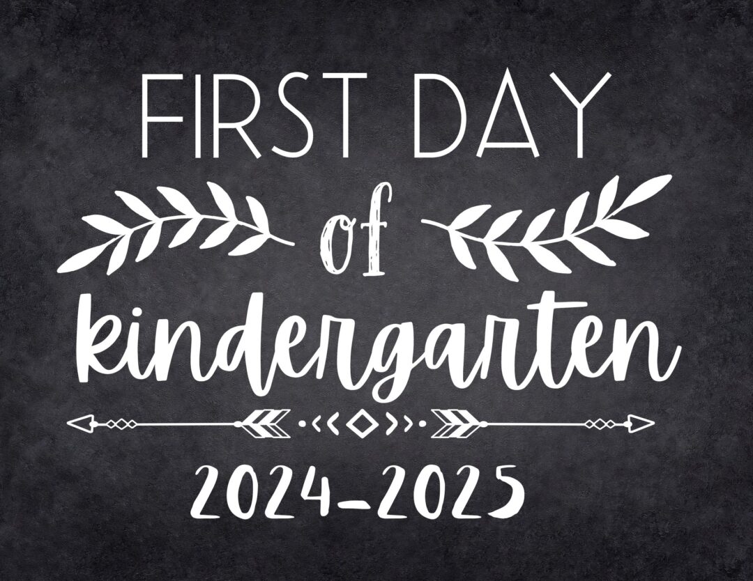 Free First Day of School Printable Signs 2024
