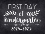 Free First Day of School Printable Signs 2024