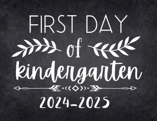Free First Day of School Printable Signs 2024