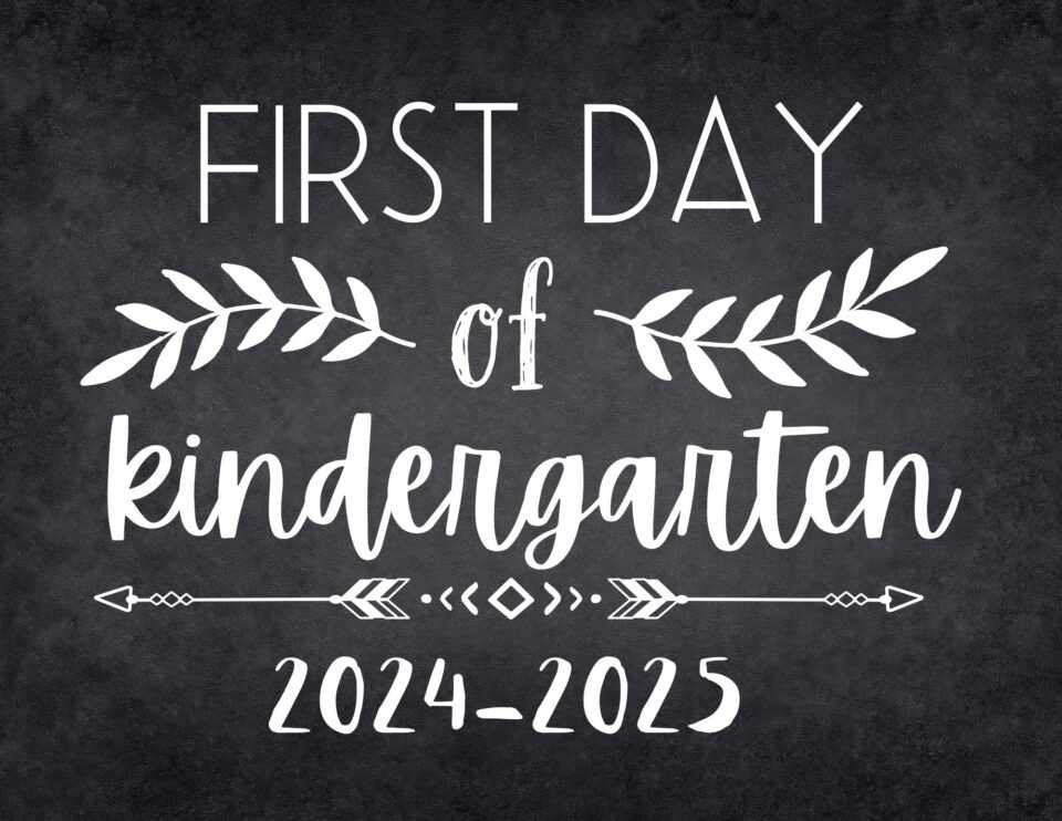 Free First Day of School Printable Signs 2024