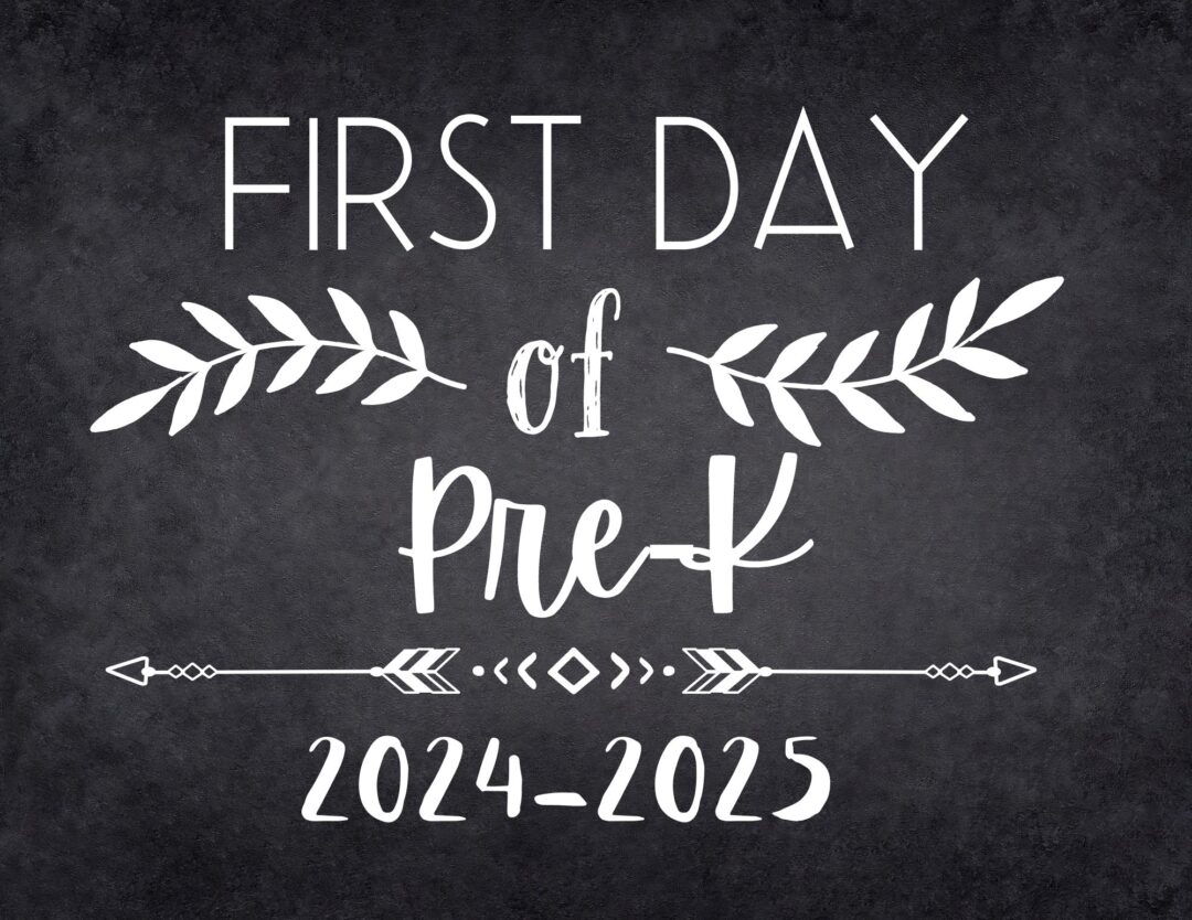 Free First Day of School Printable Signs 2024