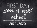 Free First Day of School Printable Signs 2024