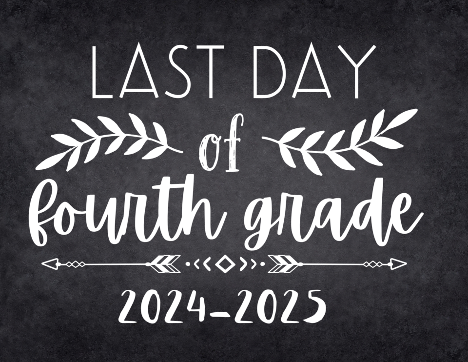 Last Day of School Signs 2025