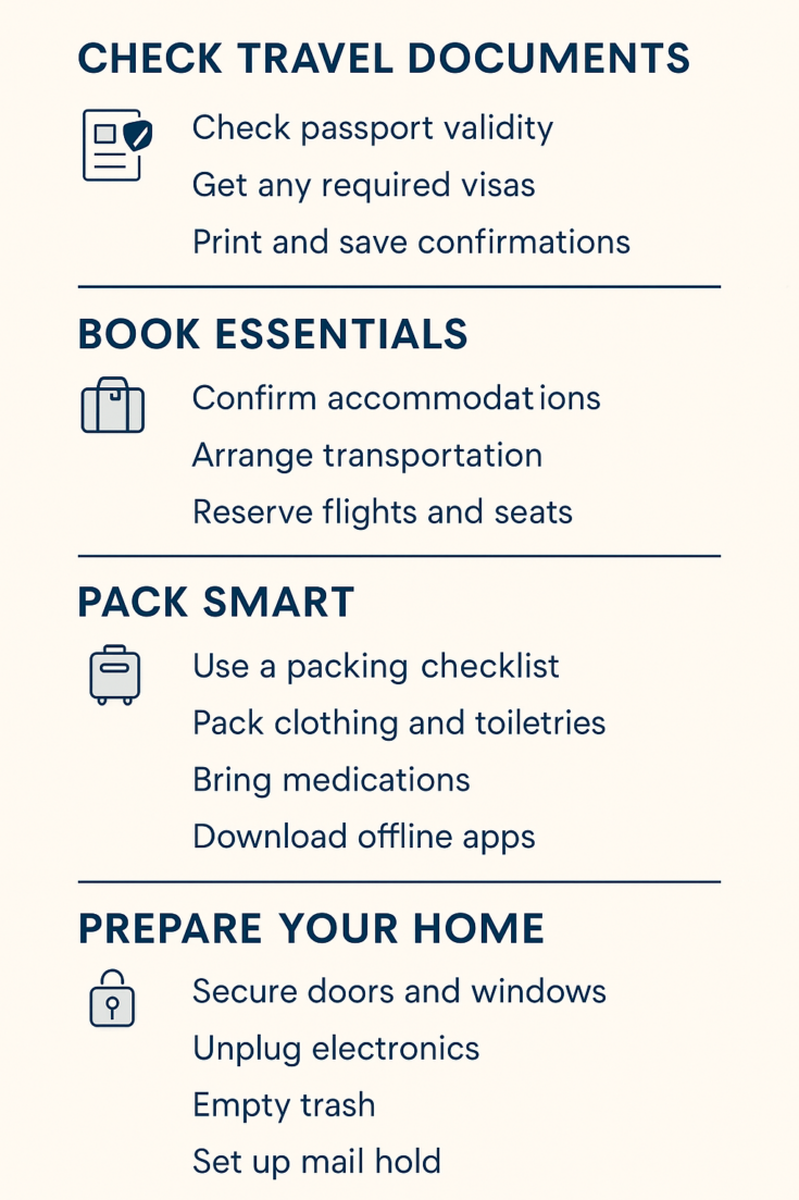 The Ultimate Travel Checklist: What to Do Before You Go